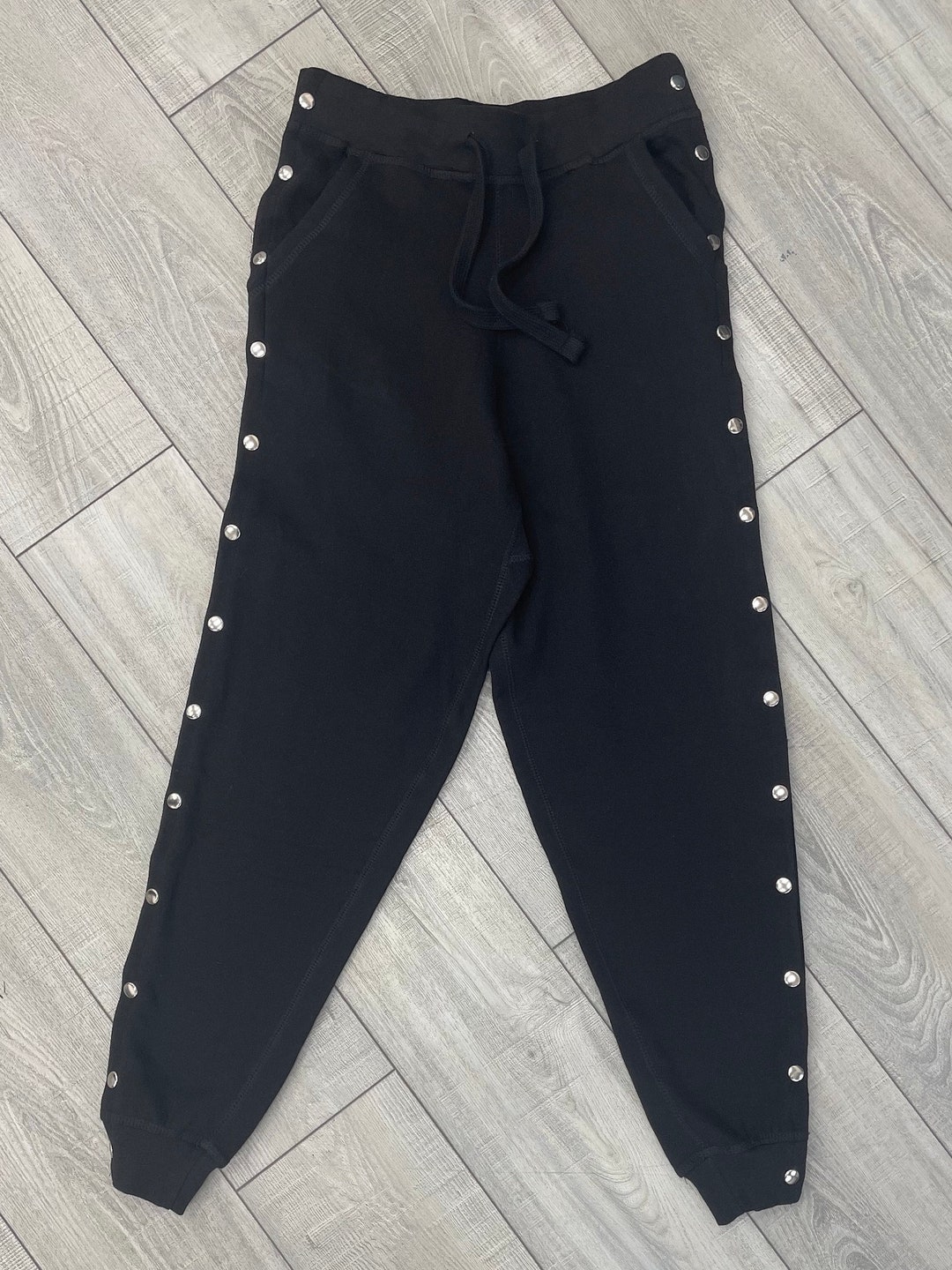 Adaptive Sweatpants W/ Snaps for Full Side Access on Both Legs ...