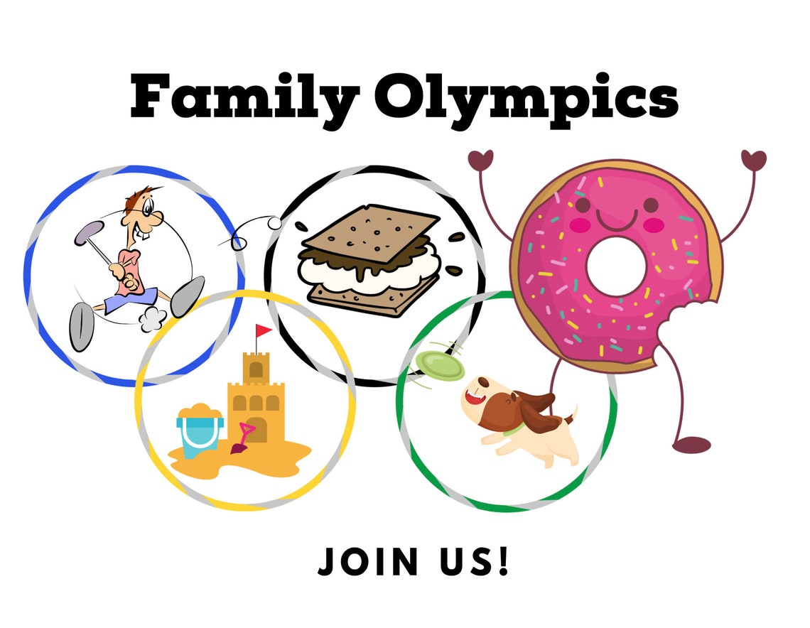 Family Olympics Canva Template - Etsy