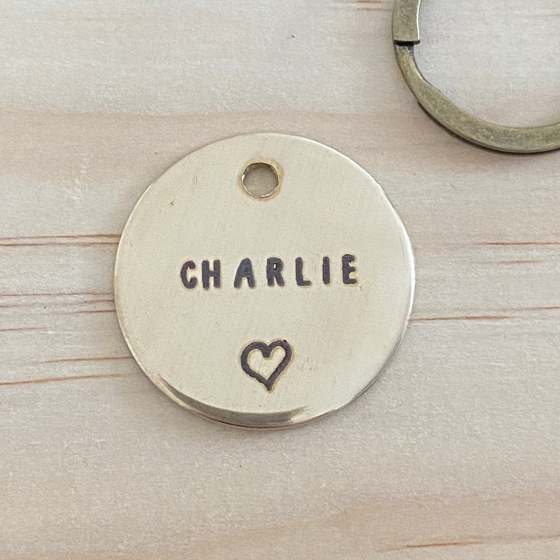 Heart Dog Tag - Etsy