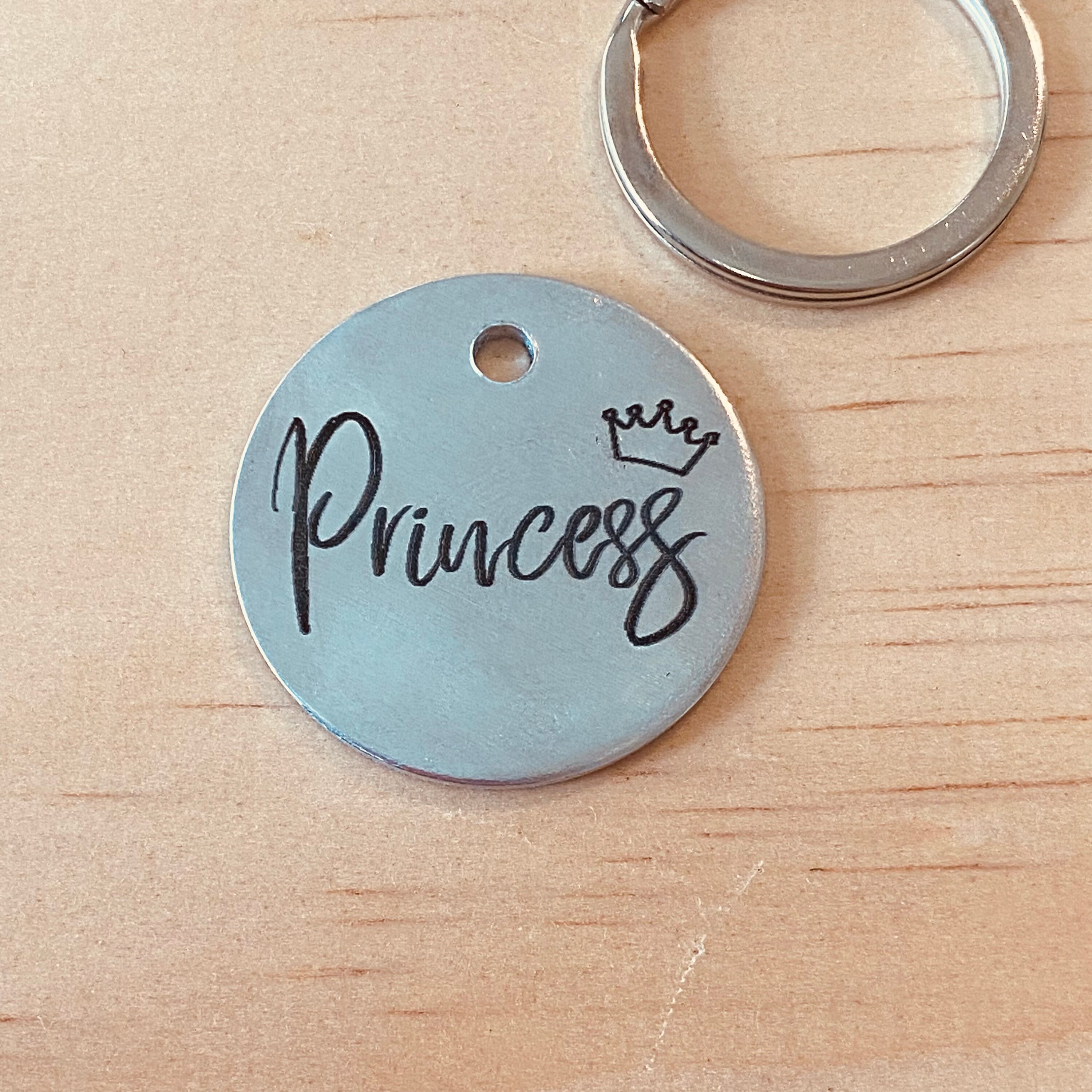 Princess Crown Dog ID Queen Crown Dog Tag Crown Pet ID Dog - Etsy