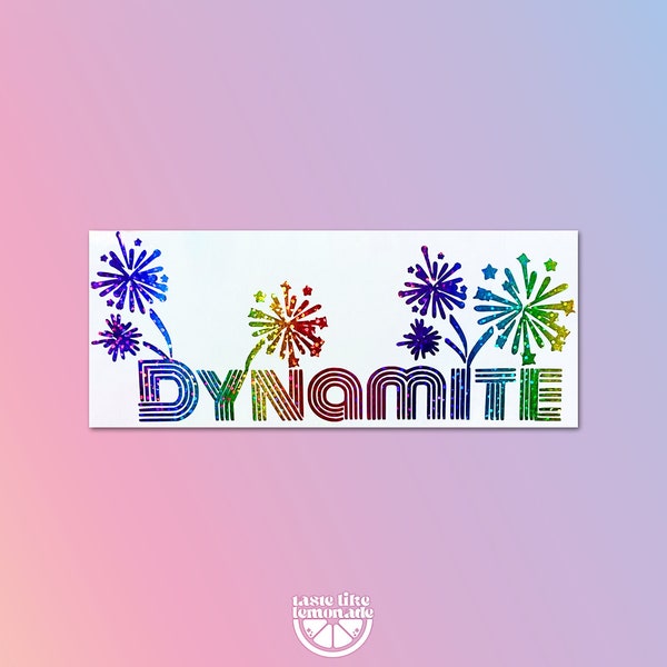 Bts Dynamite Sticker - Etsy