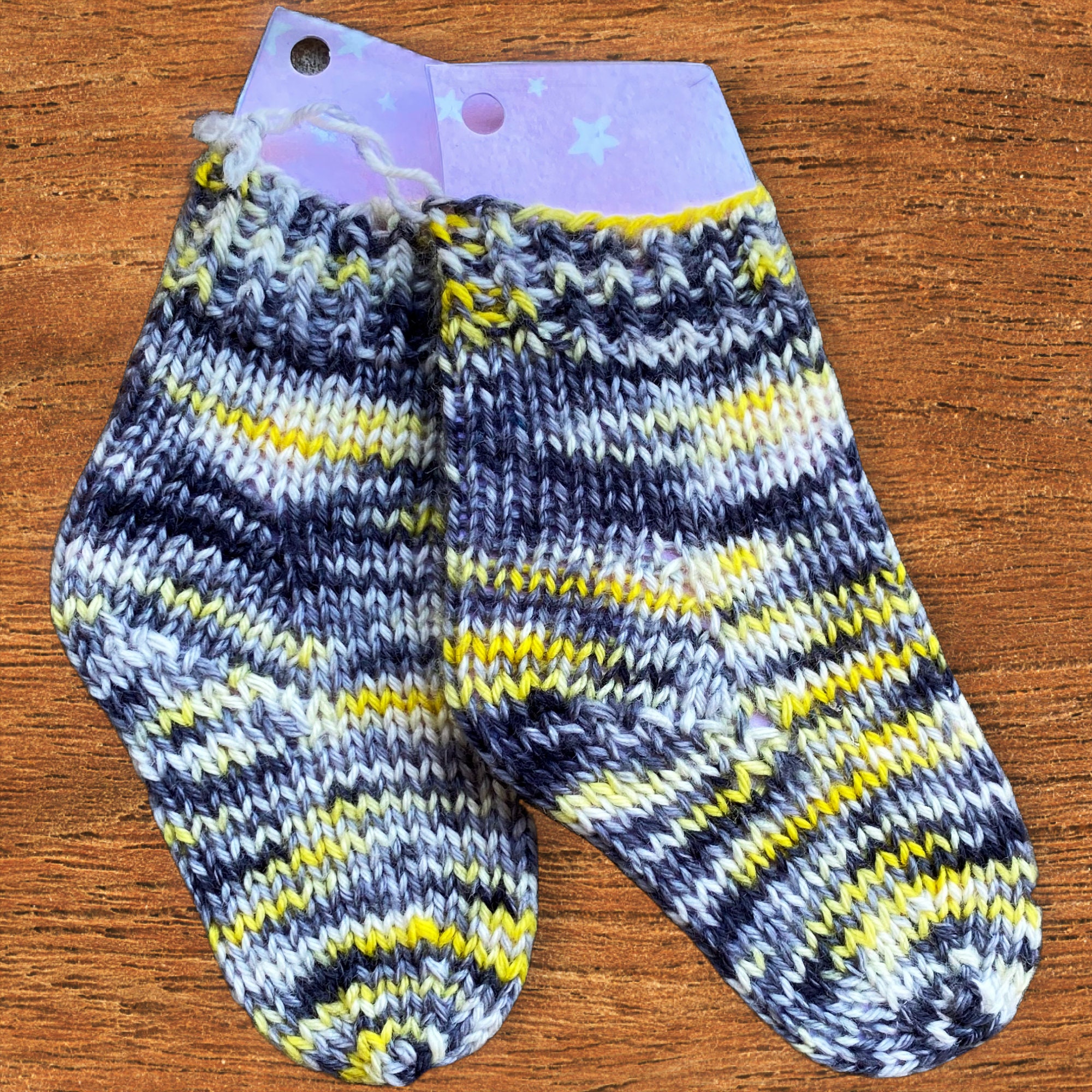Basic Baby Socks Knitting Pattern, Easy No Holes, Knitted in the Round ...