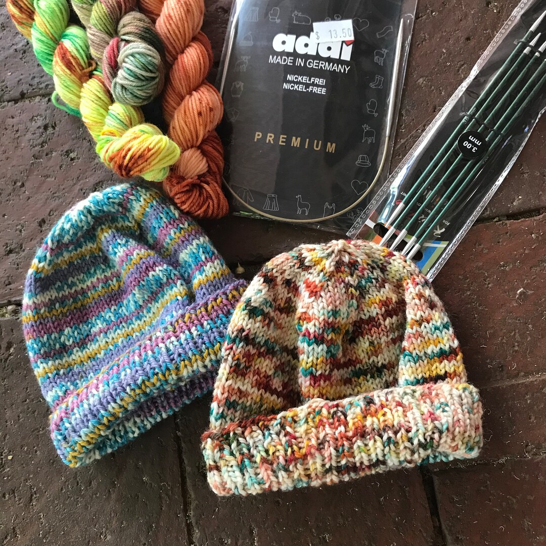 Basic Baby Beanie Knitting Pattern - Etsy