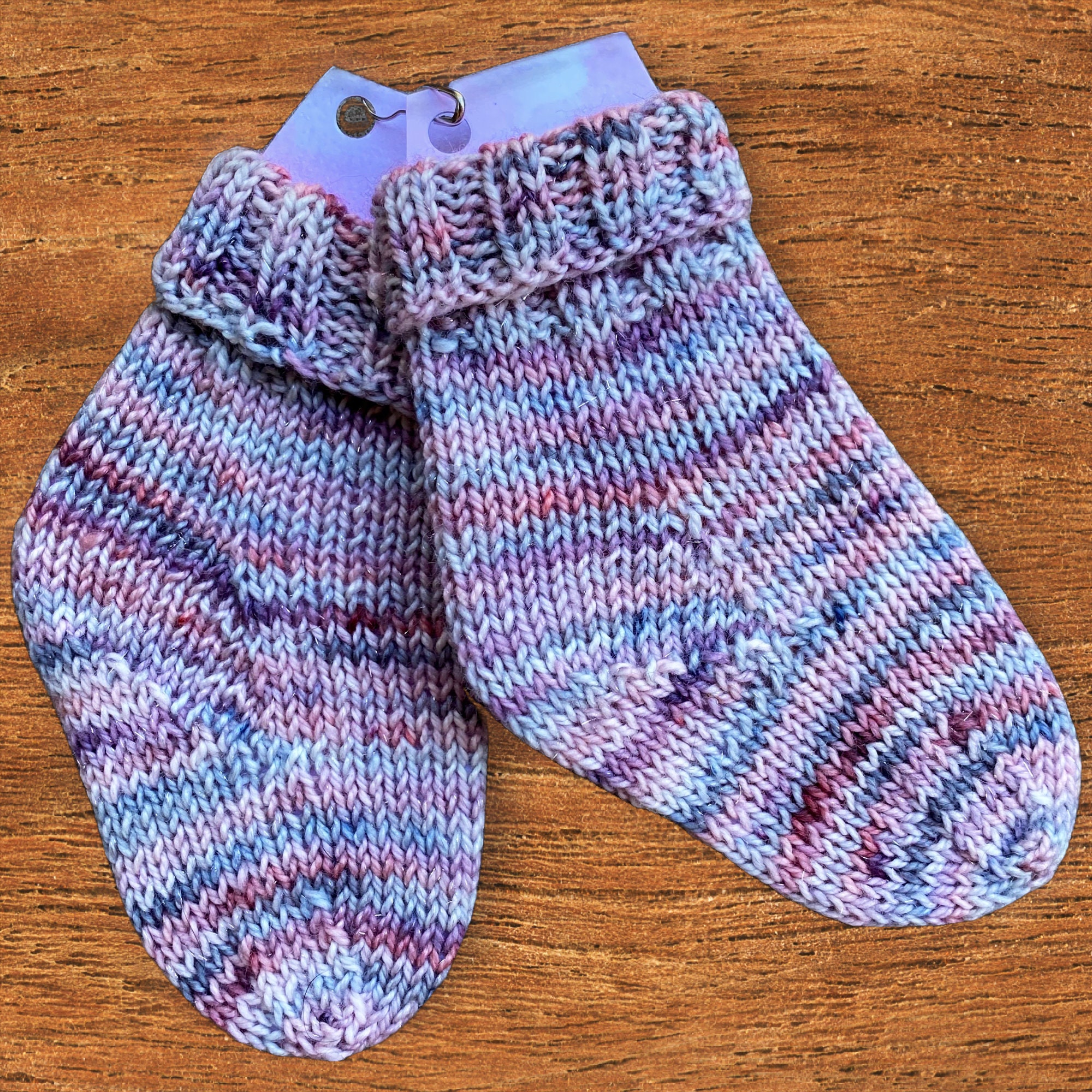 Basic Baby Socks Knitting Pattern, Easy No Holes, Knitted in the Round ...