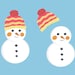 Snowman Fun Bundle 17 PNG SVG Digital Printable Clipart Illustrations ...