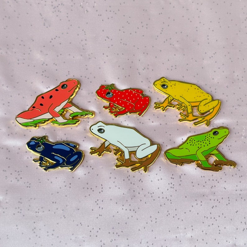 Coconut Fruit Frog Enamel Pin | Etsy