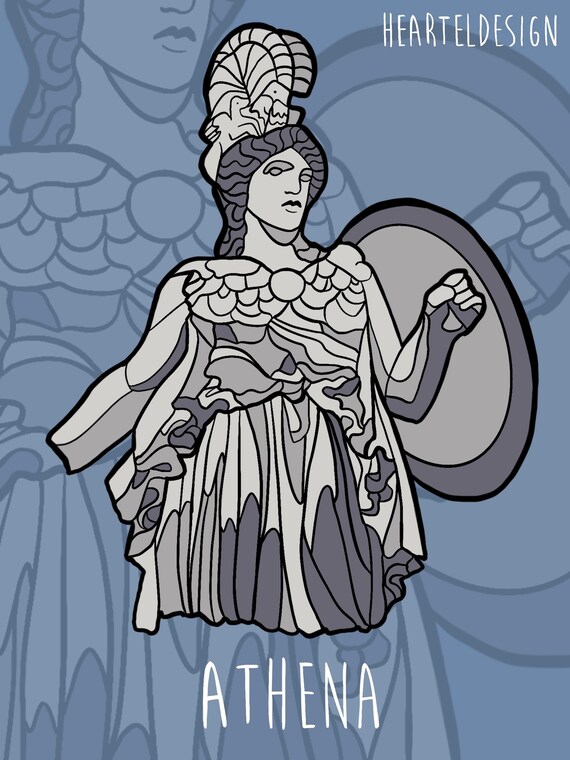 Bumper Stickers Stickers, Labels & Tags Athena Greek God Sticker ...