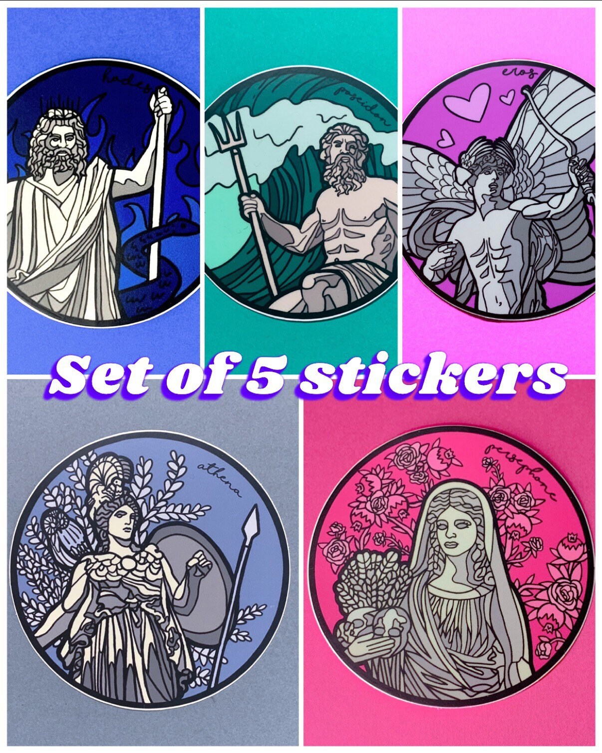 Bumper Stickers Stickers, Labels & Tags Athena Greek God Sticker ...