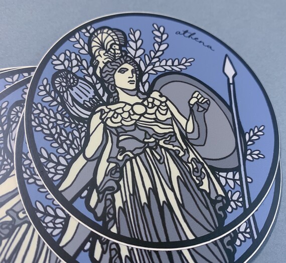 Bumper Stickers Stickers, Labels & Tags Athena Greek God Sticker ...