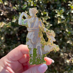 4 Inch Tall Artemis Gold Enamel Pin! Greek God Enamel Pin! Big Large ...