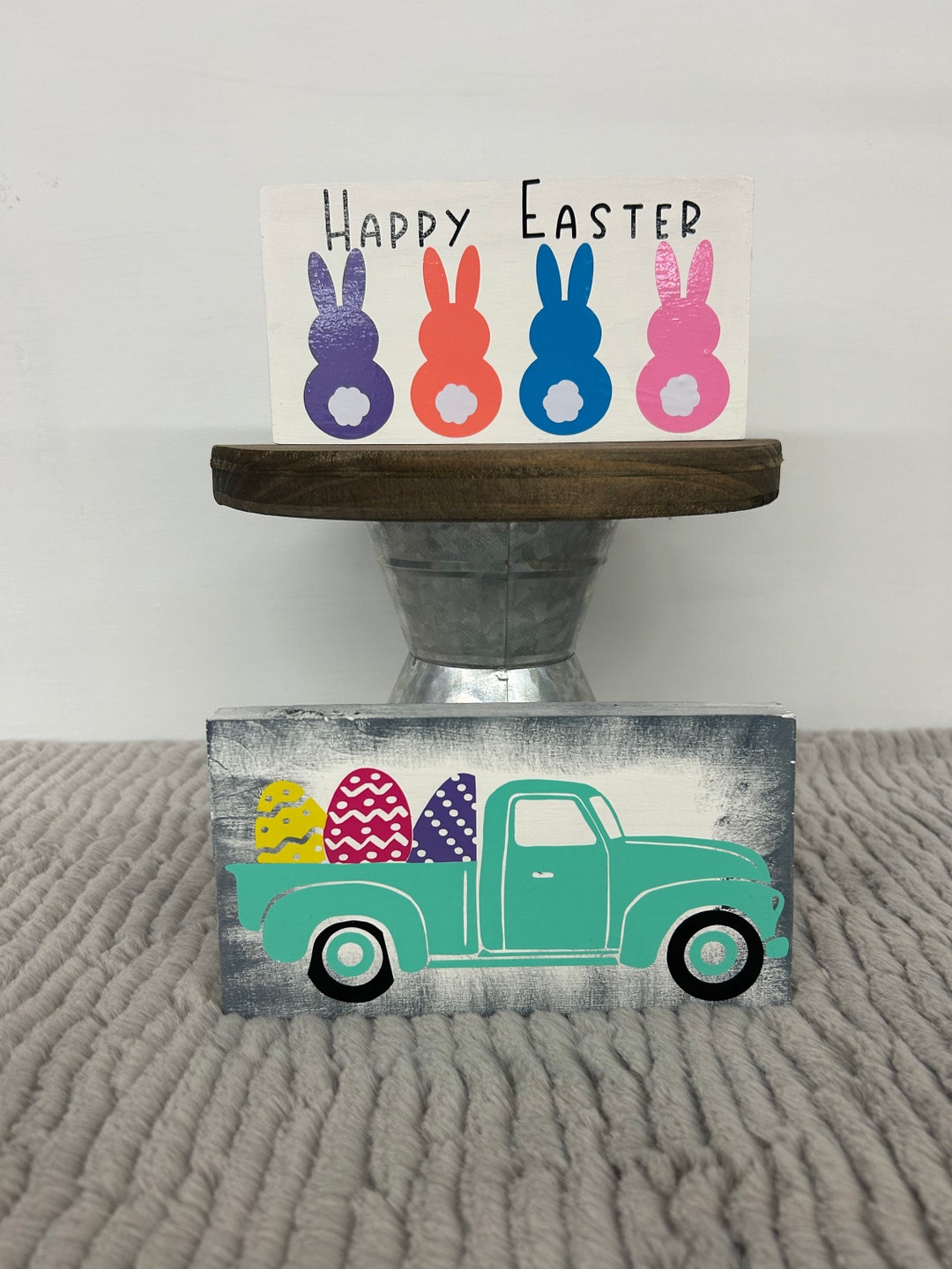 Happy Easter Bunny Butts Signs| Easter Truck - Etsy