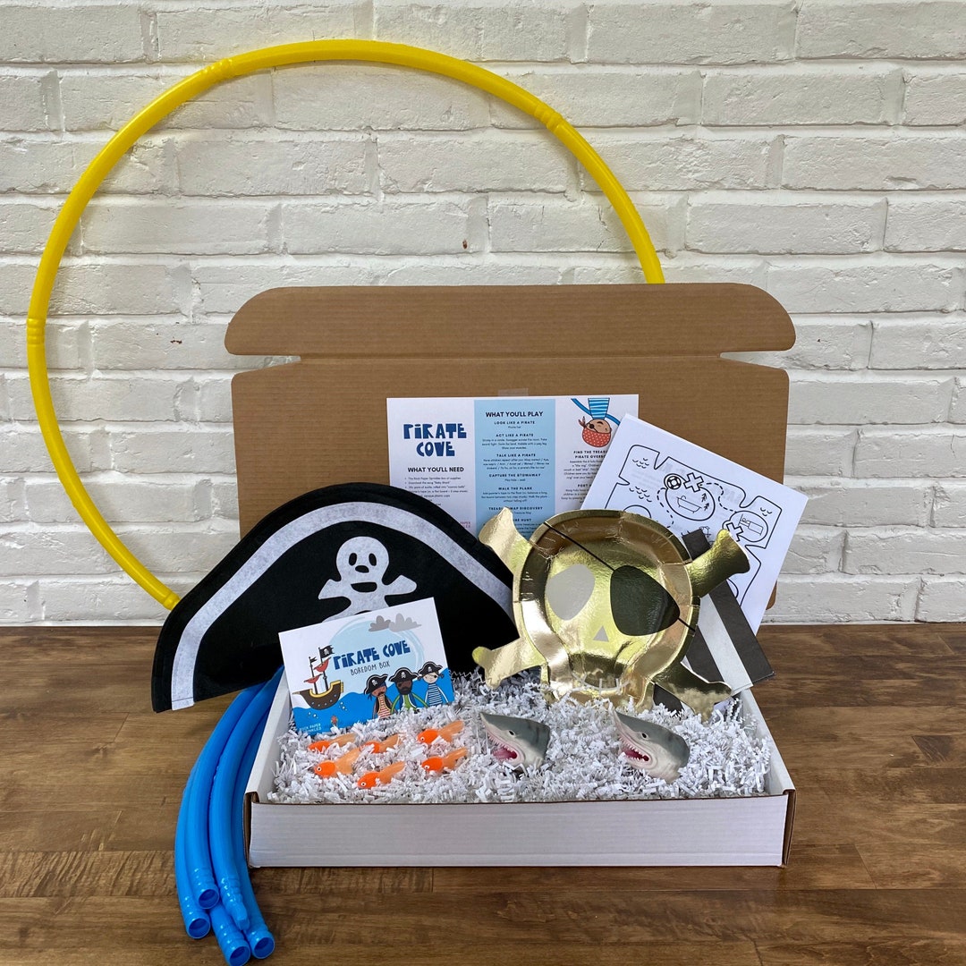 Activity Box for Kids | 14 Pirate Themed Games, Favors, Activities ...