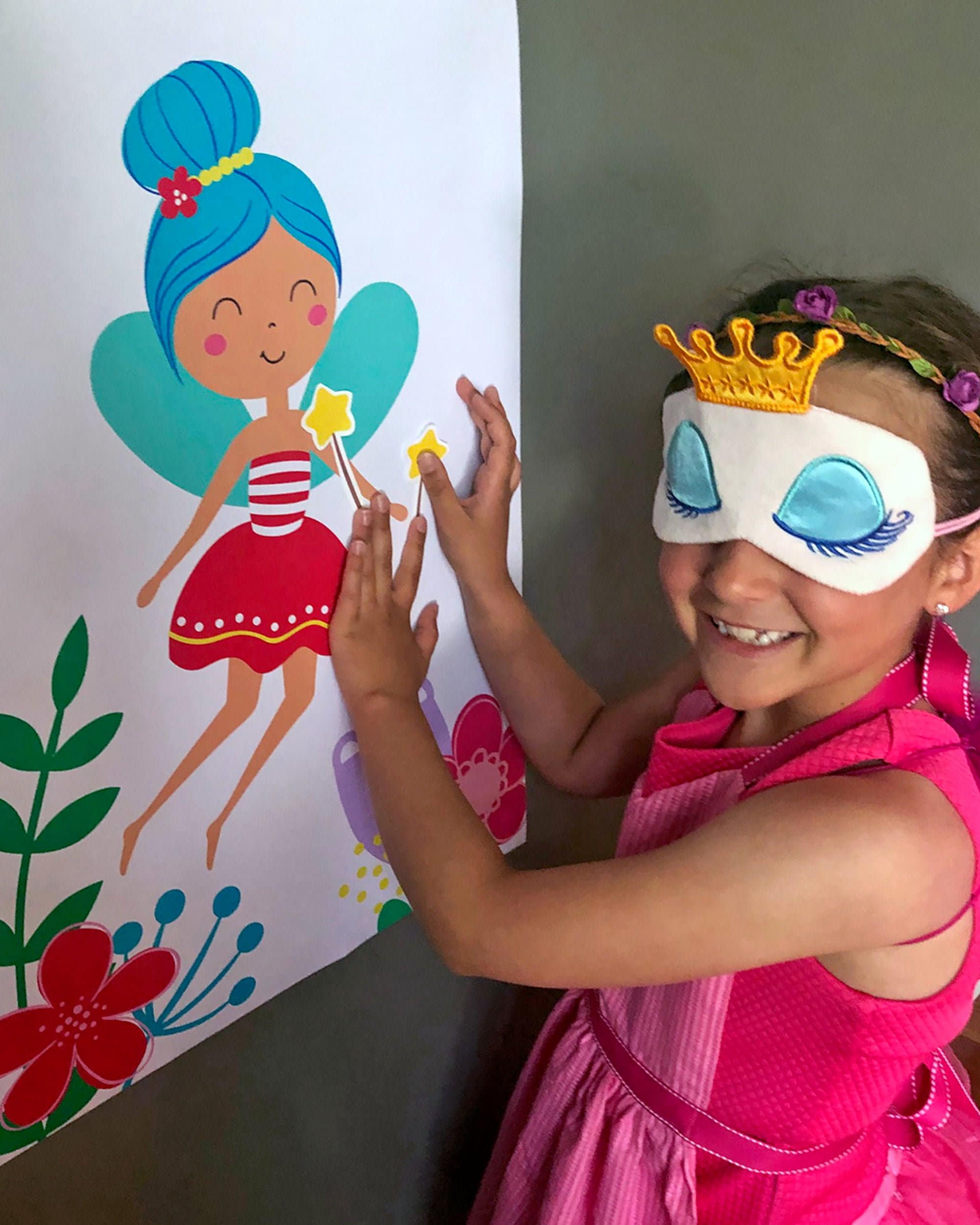 Fairy Party Game Pin the Wand on the Fairy Fairy Pin the Tail Birthday ...