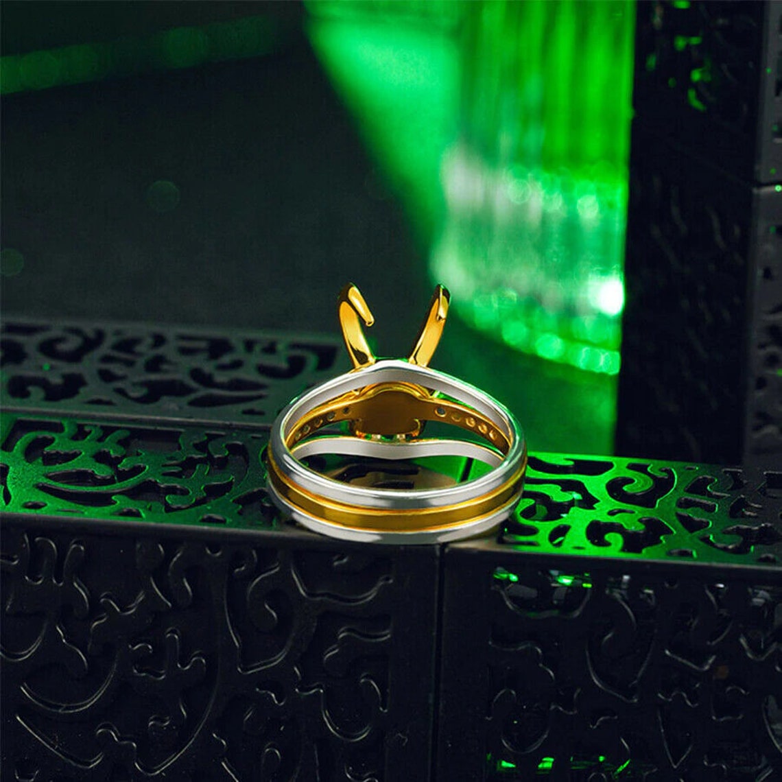 Loki Helmet Ring Sterling Silver Ring Superhero Ring Gift for - Etsy