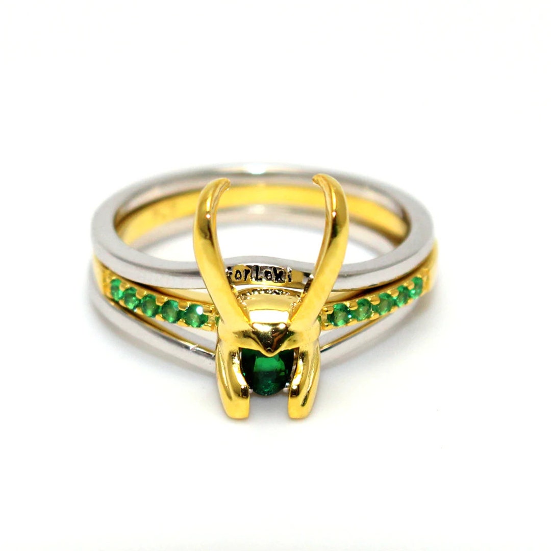 Loki Helmet Ring Sterling Silver Ring Superhero Ring Gift for - Etsy