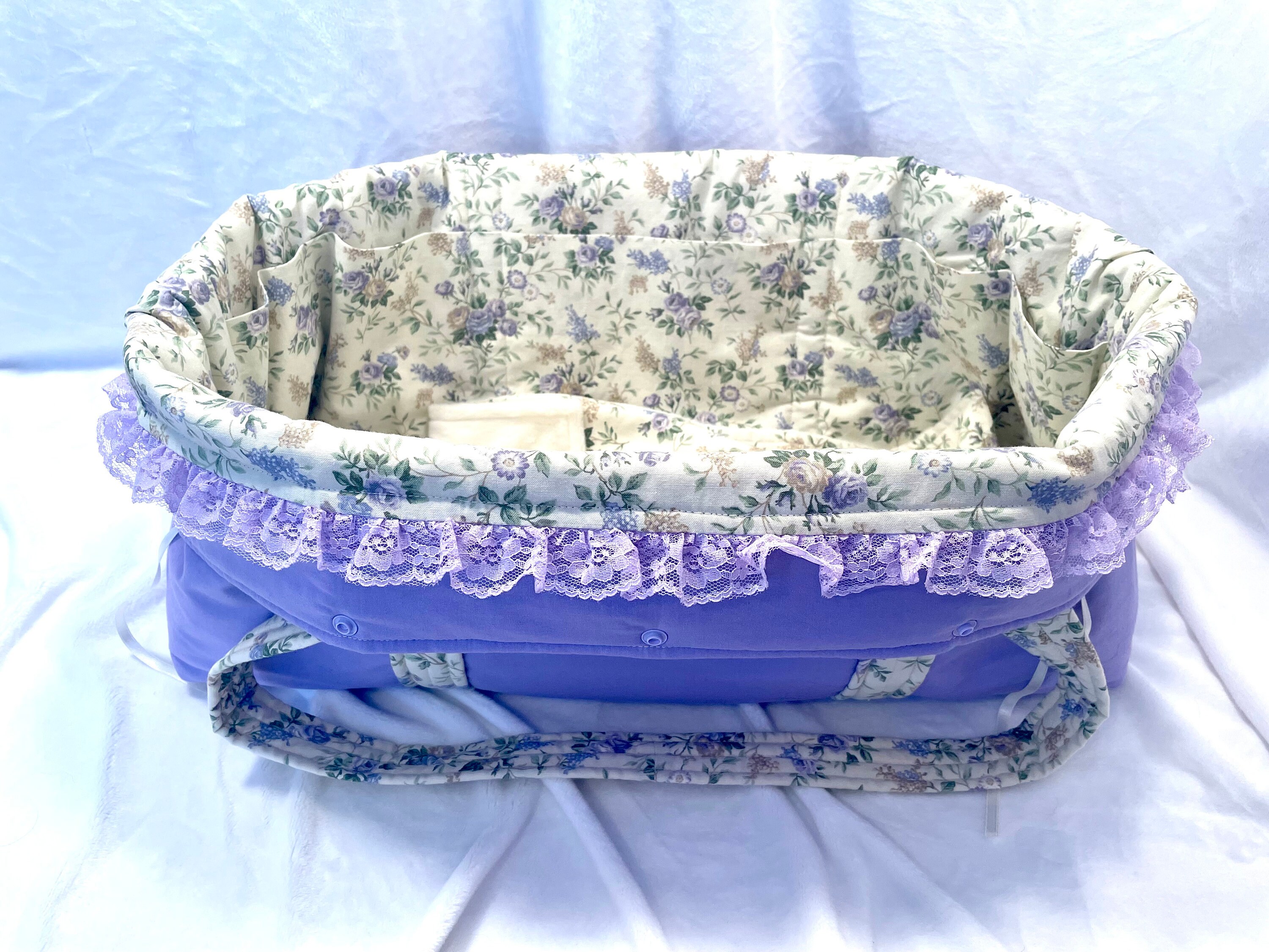 Reborn Doll Bassinet Carry Bag, 20 Newborn, Inside and Outside Pockets ...