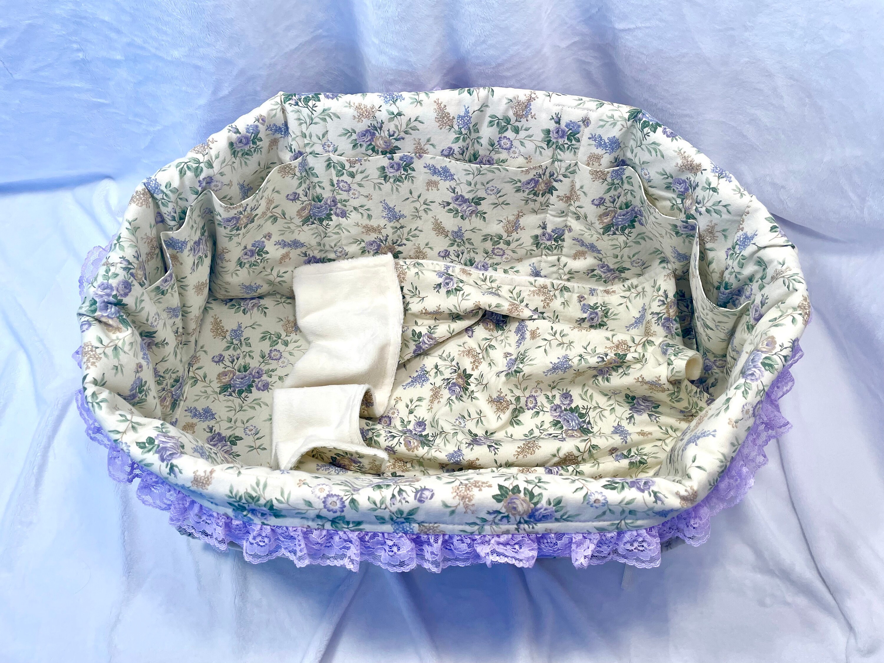 Reborn Doll Bassinet Carry Bag, 20 Newborn, Inside and Outside Pockets ...