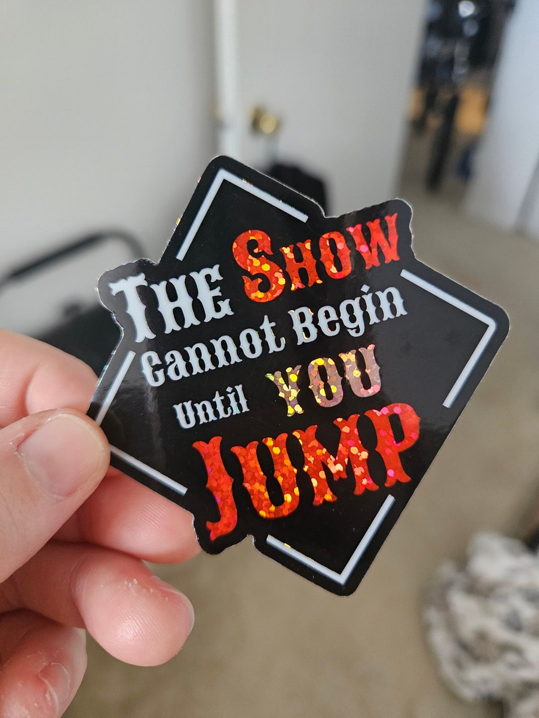 The SHOW Sticker - Etsy