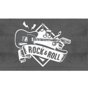 Rock & Roll Unique Face Mask Custom Face Mask Washable Made | Etsy