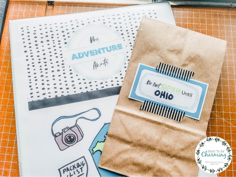 Kids Travel Binder | Road Trip | Kids | I SPY | Bingo | License Plate ...