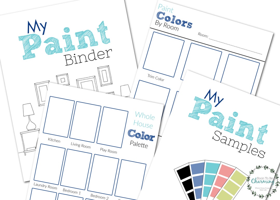 Paint Color Organization Instant Download | Organize | Paint ...