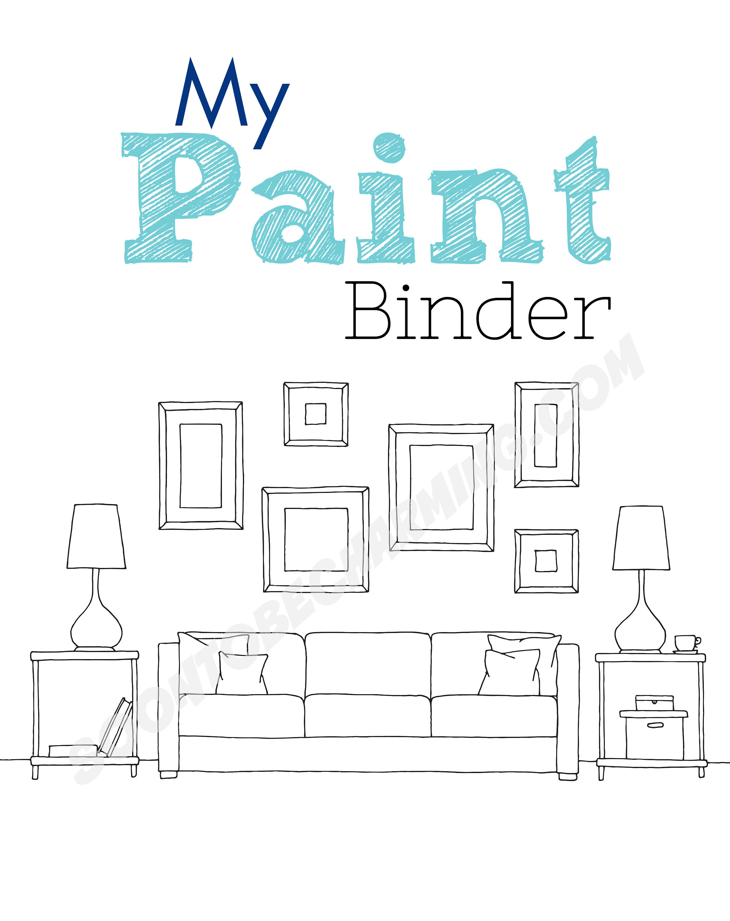 Paint Color Organization Instant Download | Organize | Paint ...