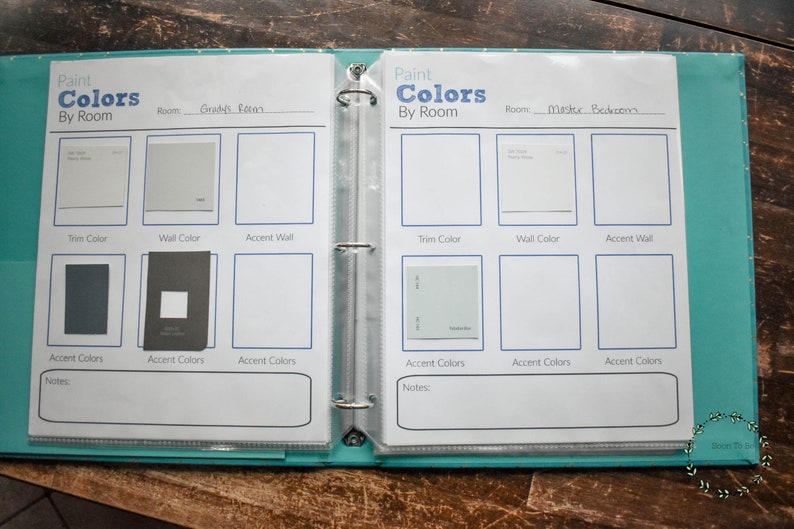 Paint Color Organization Instant Download | Organize | Paint ...