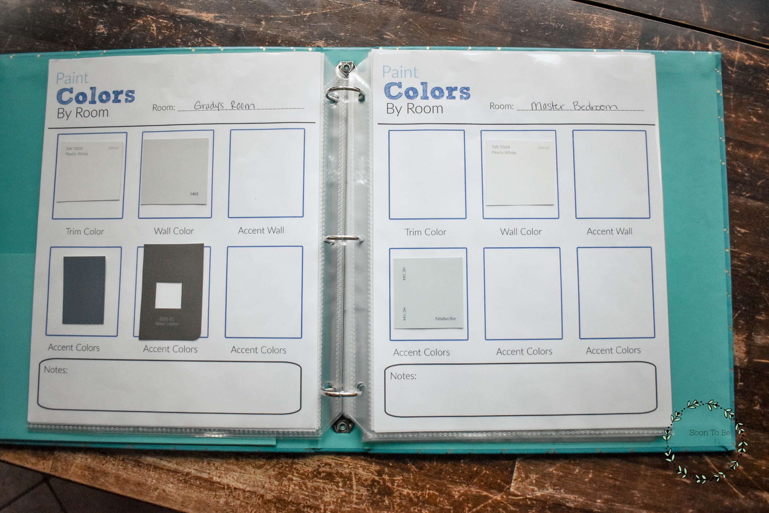 Paint Color Organization Instant Download | Organize | Paint ...