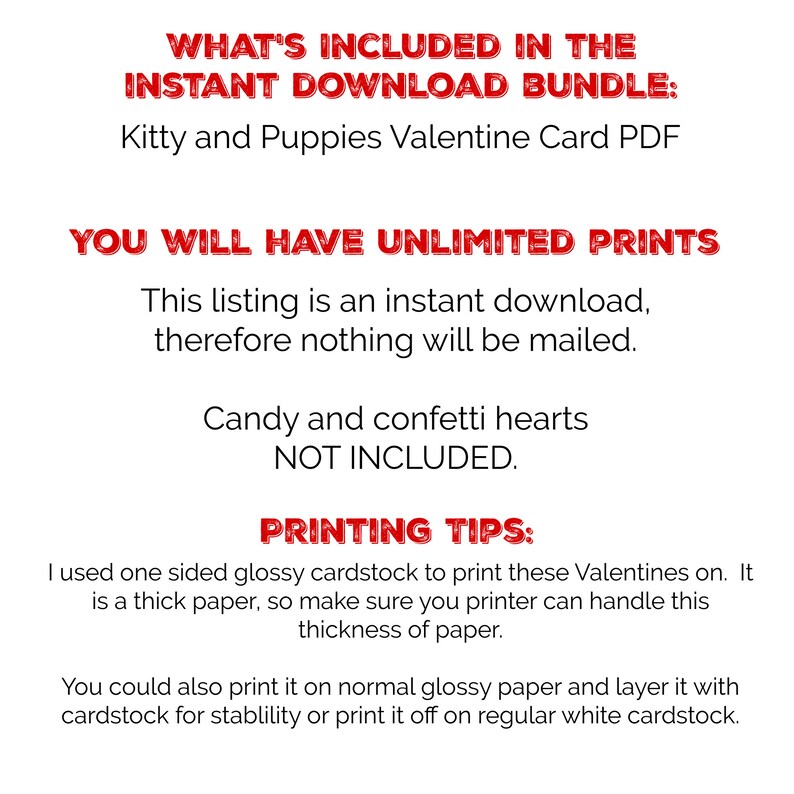 Kitty and Puppy Valentine Cards | Kids | School | Valentines Day | Baby ...