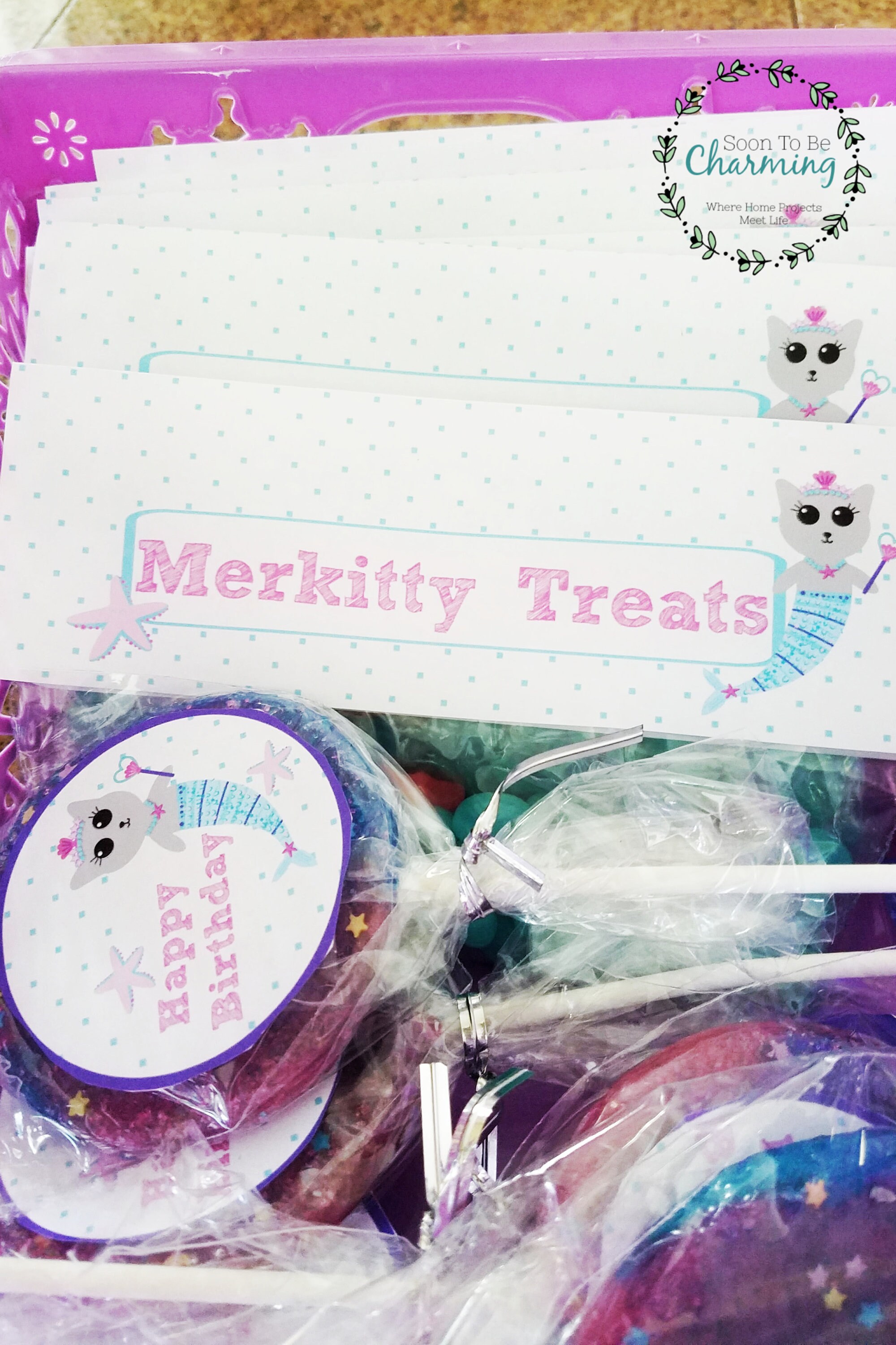 Merkitty Birthday Party Instant Download Party Decorations Birthday ...