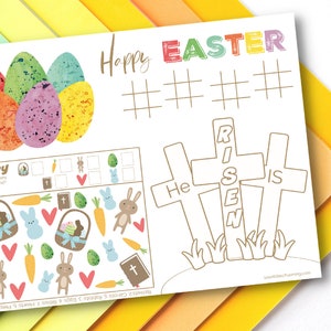 Easter Activity Sheet for Kids | Word Search | I Spy | Kids | Activity ...