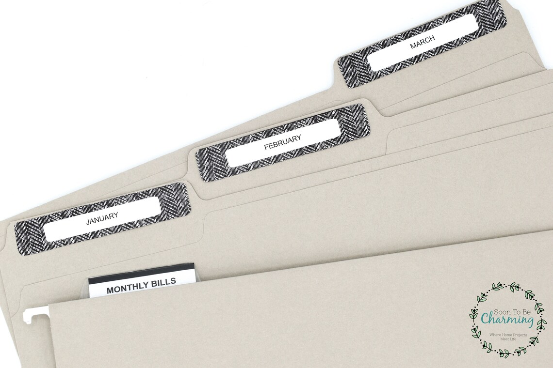 Filing Cabinet Labels | Printable | Filing Cabinet Categories ...