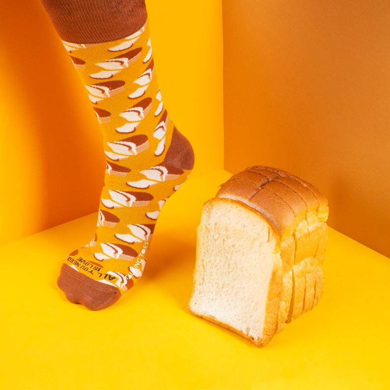 Bread Socks Combed Cotton Socks Food Socks Gift Ideas | Etsy