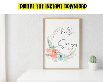 Spring Printable | Etsy