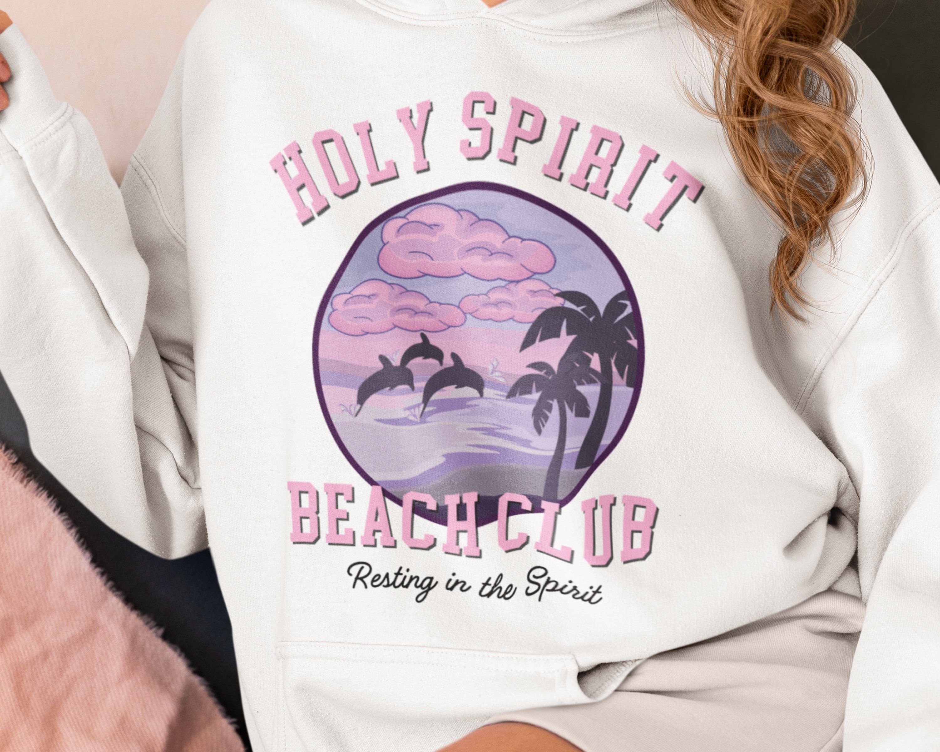 Holy Spirit Beach Club Christian PNG SVG Design Faith-inspired Digital ...