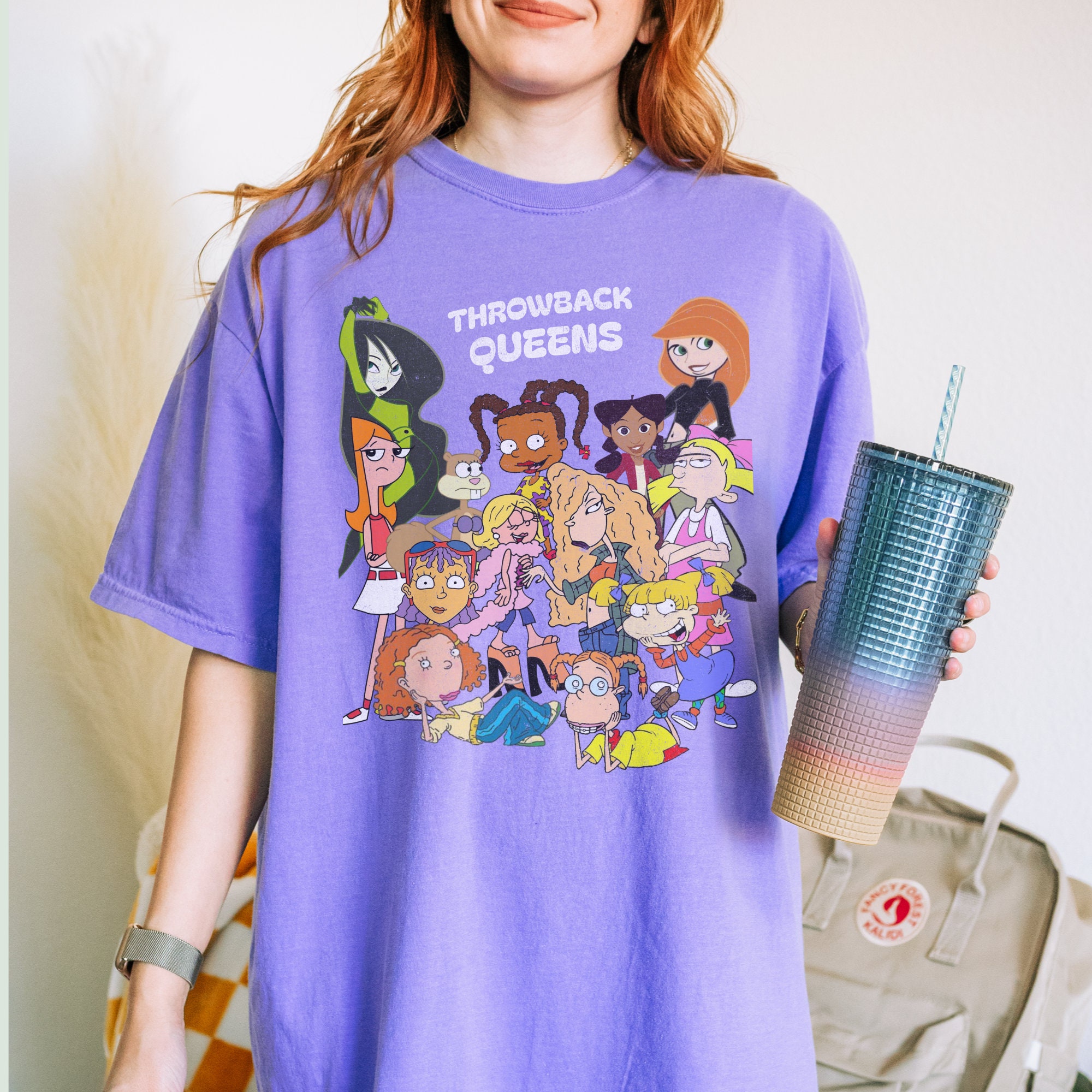 Nostalgic Female Cartoon Inspired 'throwback Queens' Retro Nostalgic ...