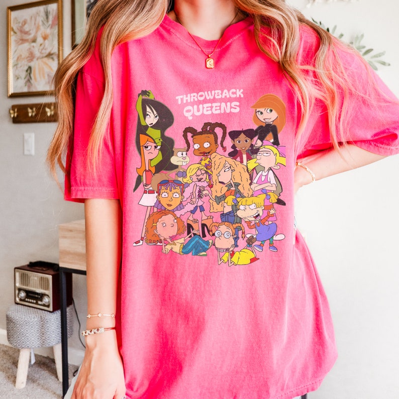 Nostalgic Female Cartoon Inspired 'throwback Queens' Retro Nostalgic ...