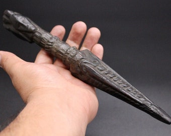 Carved Wooden Dagger - Etsy