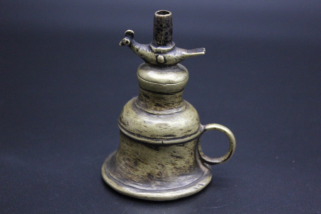 Antique Oil Lamp/ Tuki -nepal Early 19th C - Etsy
