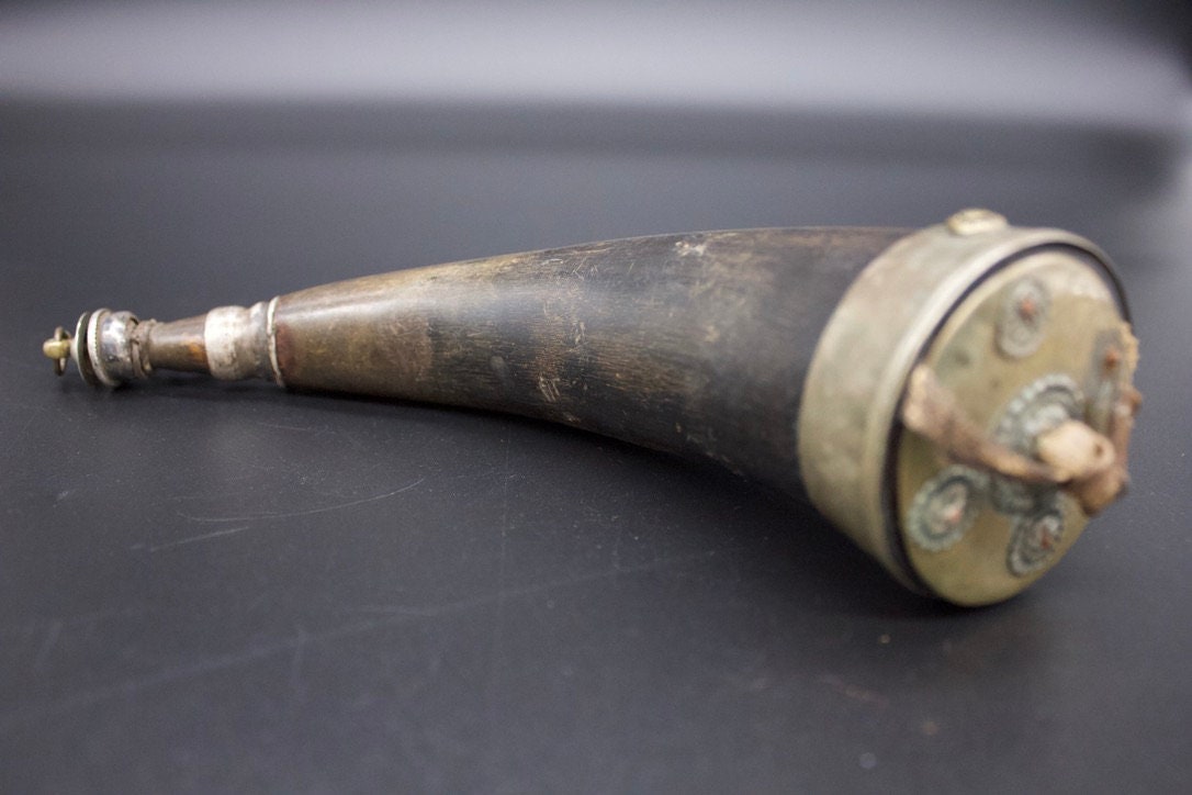 Antique Tibetan Powder Horn- Ngak-ru- Tibet 19th C - Etsy