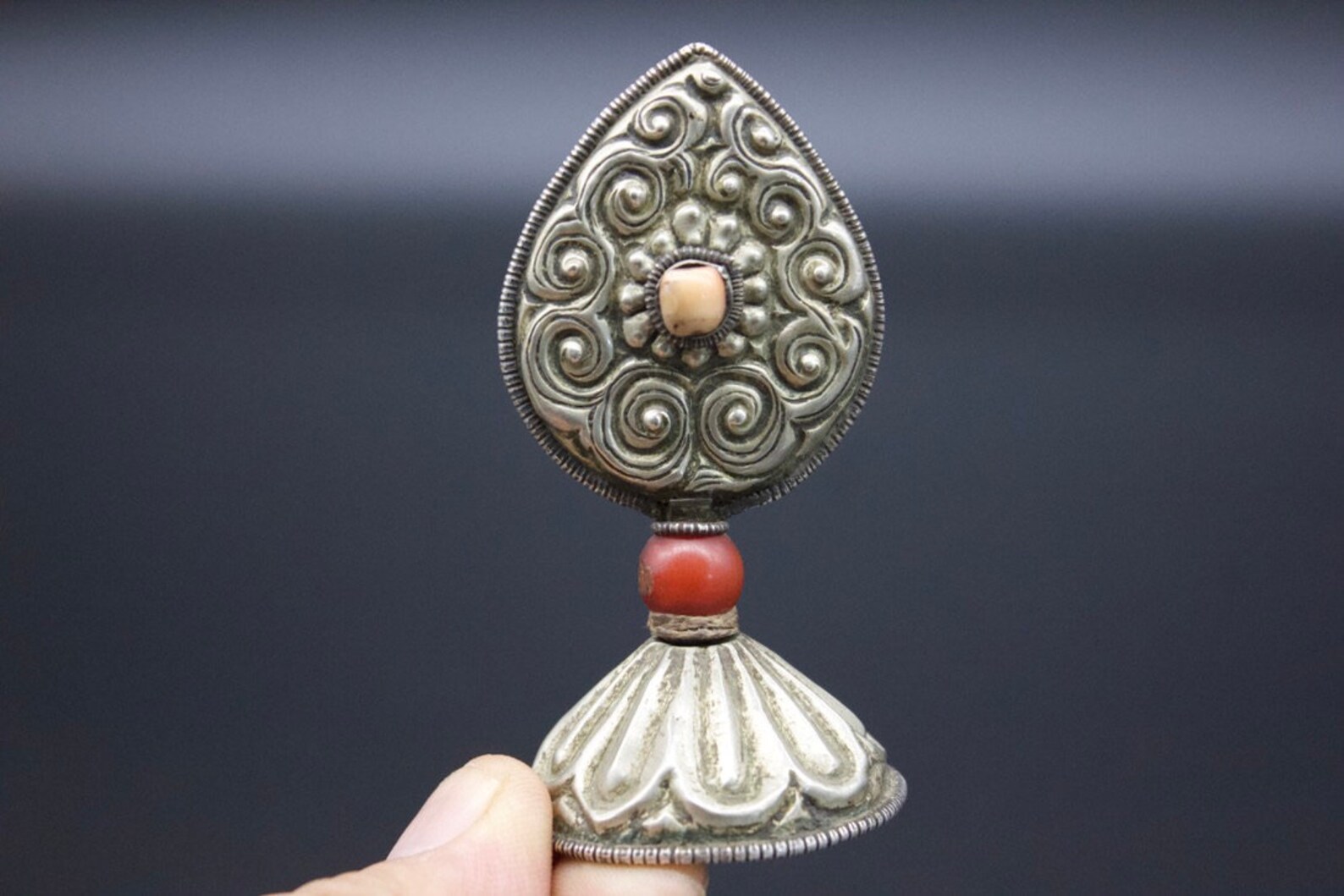 Tibetan Ritual Mirror or Melong- Antique Ritual Mirror- 20th C - Etsy