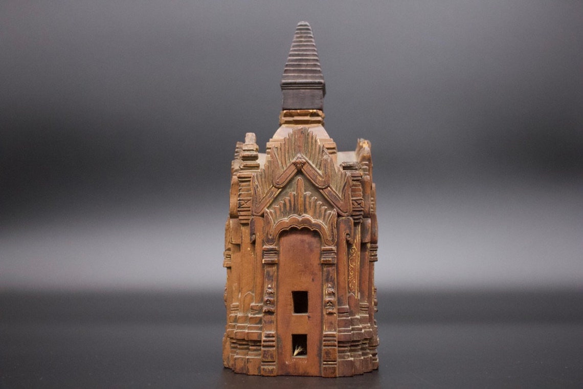 Antique Hand-carved Sandal Wood Altar Shrine Thai Buddhist - Etsy