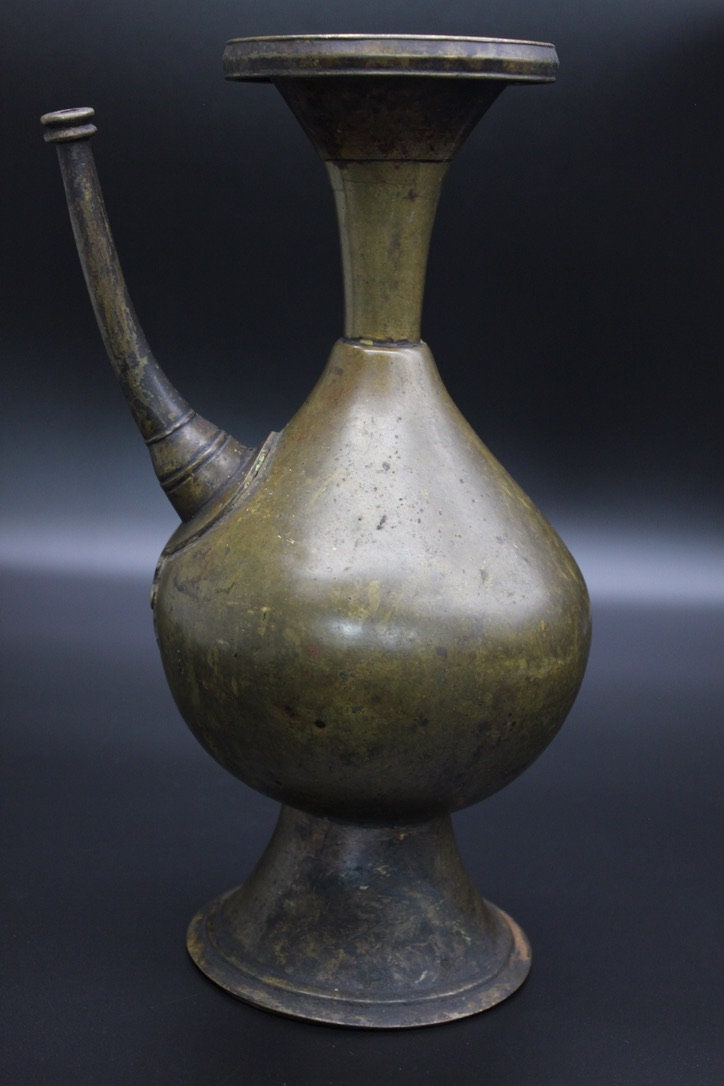 Antique Ritual Bronze Vessel “JHARI “ Newari Culture-nepal 19th C - Etsy
