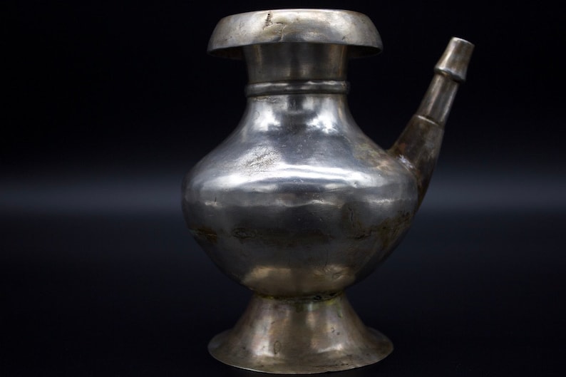 Antique Pure Silver Water Drinking Pot “karuwa” Pure Silver Karuwa ...