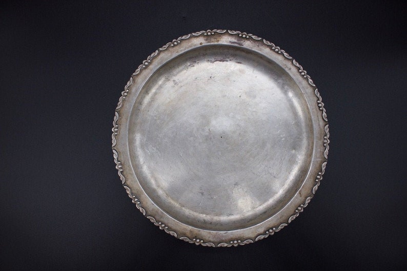 Tibetan Antique Pure Silver Ceremonial Offering Plate Tibet - Etsy