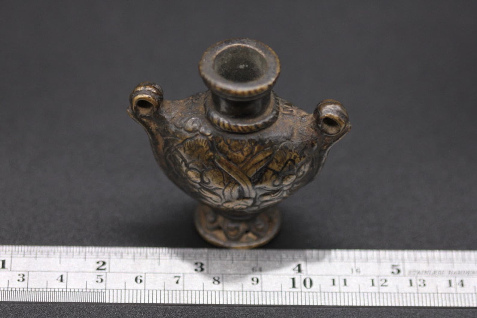 Ancient Bronze Inkwell /inkpot -nepal 18th C - Etsy