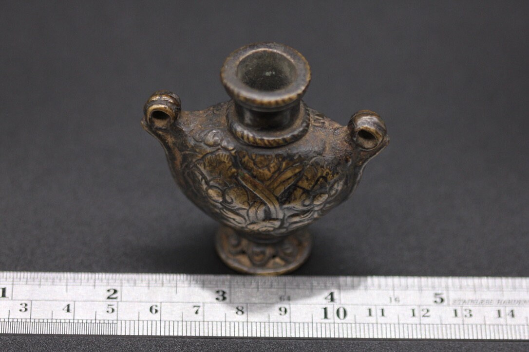 Ancient Bronze Inkwell /inkpot -nepal 18th C - Etsy