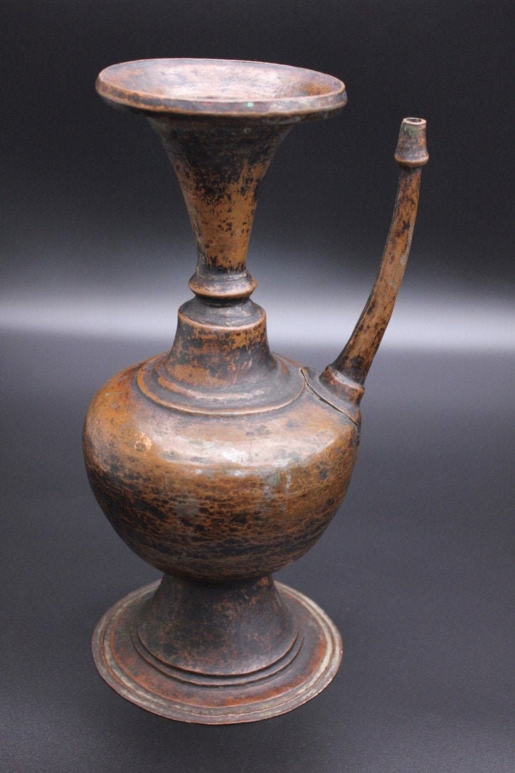 Antique Ritual Bronze Vessel “JHARI “ Newari Culture-nepal 19th C - Etsy