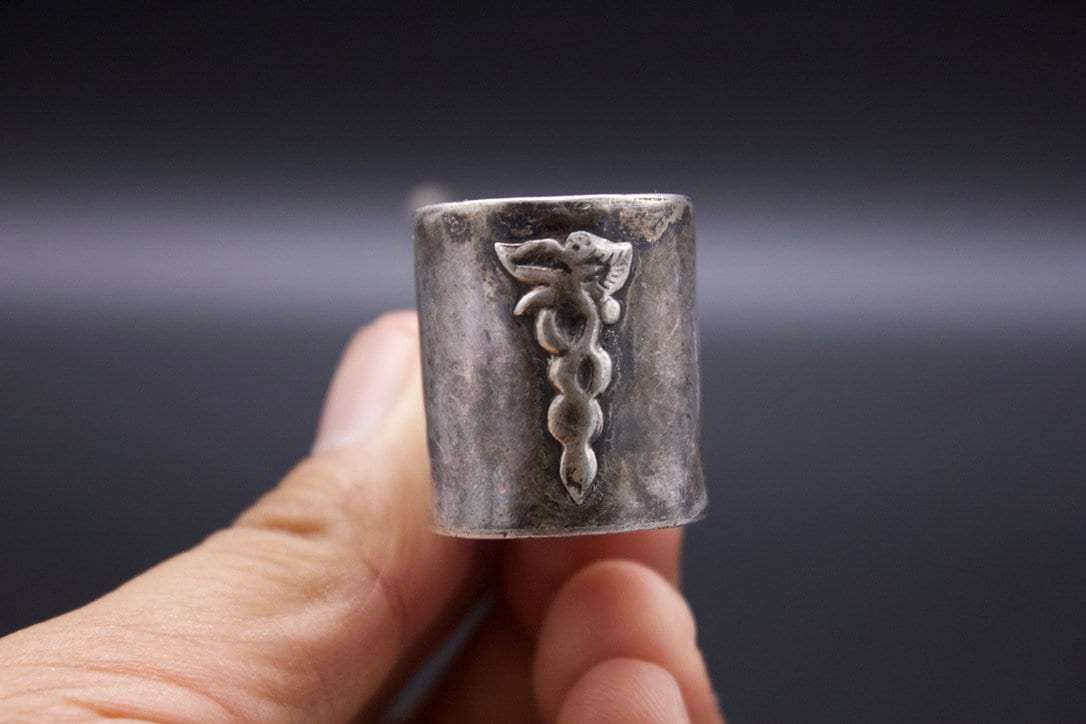 Antique Pure Silver Tobacco Pipe - Etsy