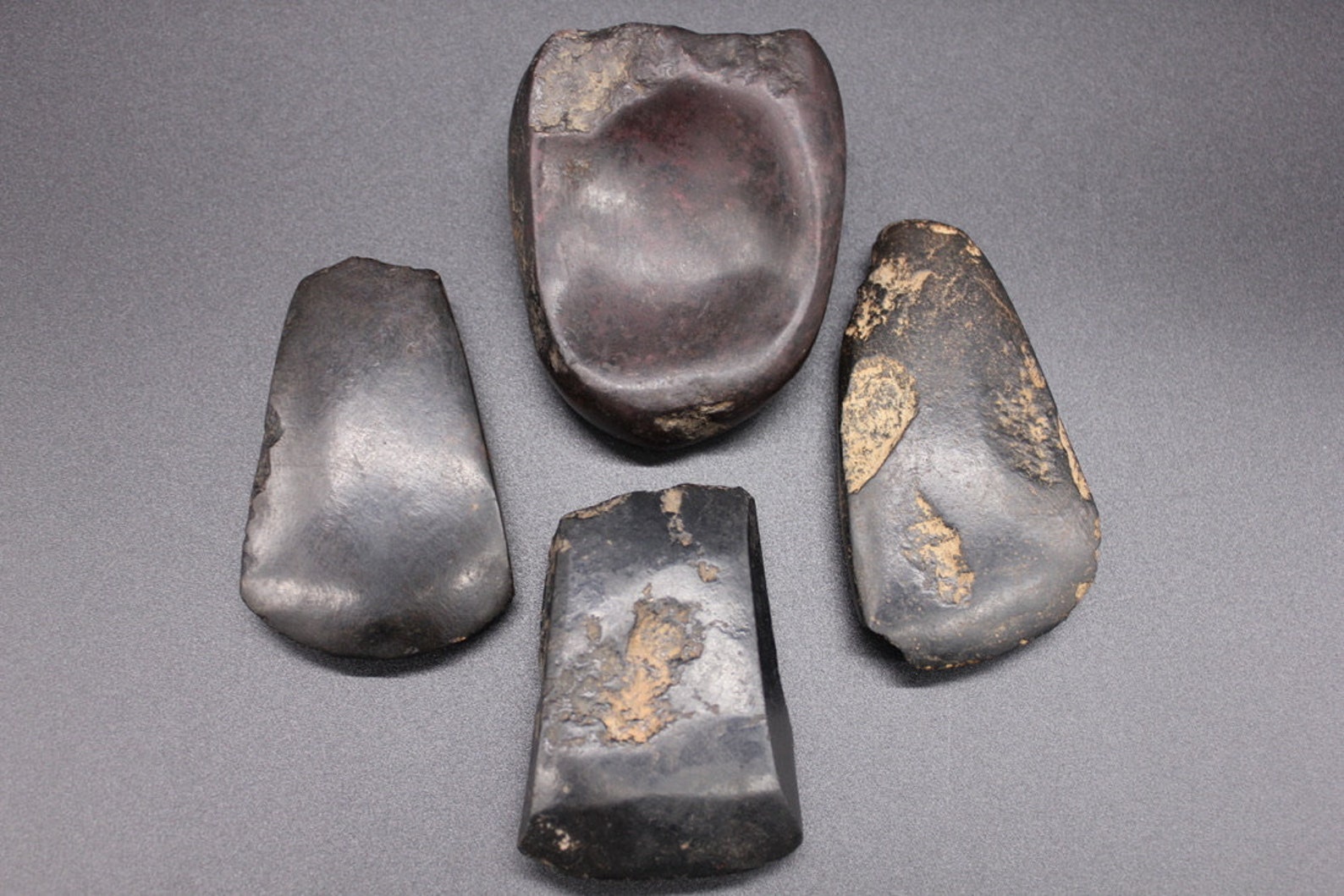 Ancient Archaic Artifact- Black Stone Axe- Celt- Neolithic Tool- Nepal ...